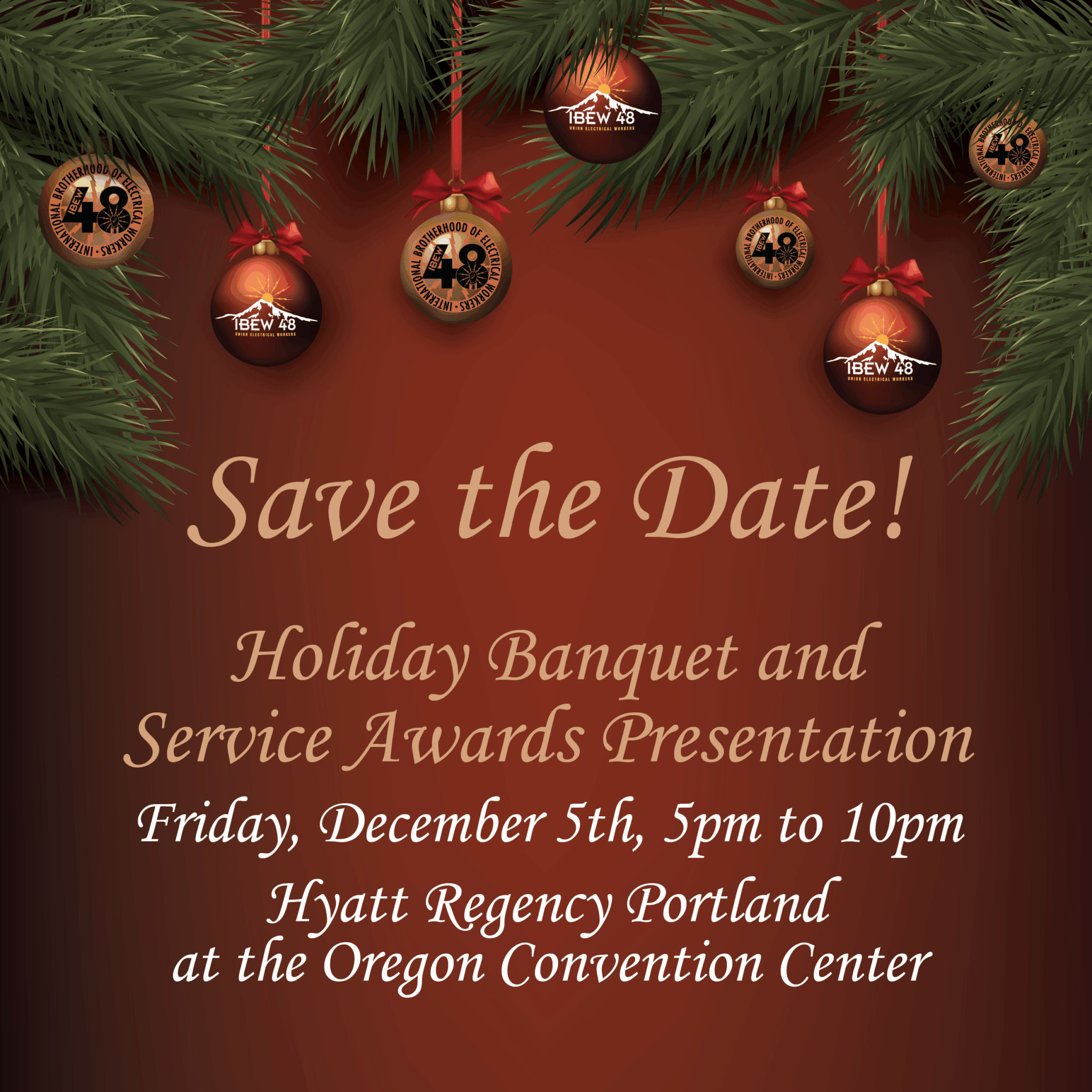 2025 Local 48 Holiday Banquet and Service Awards Presentation — IBEW ...