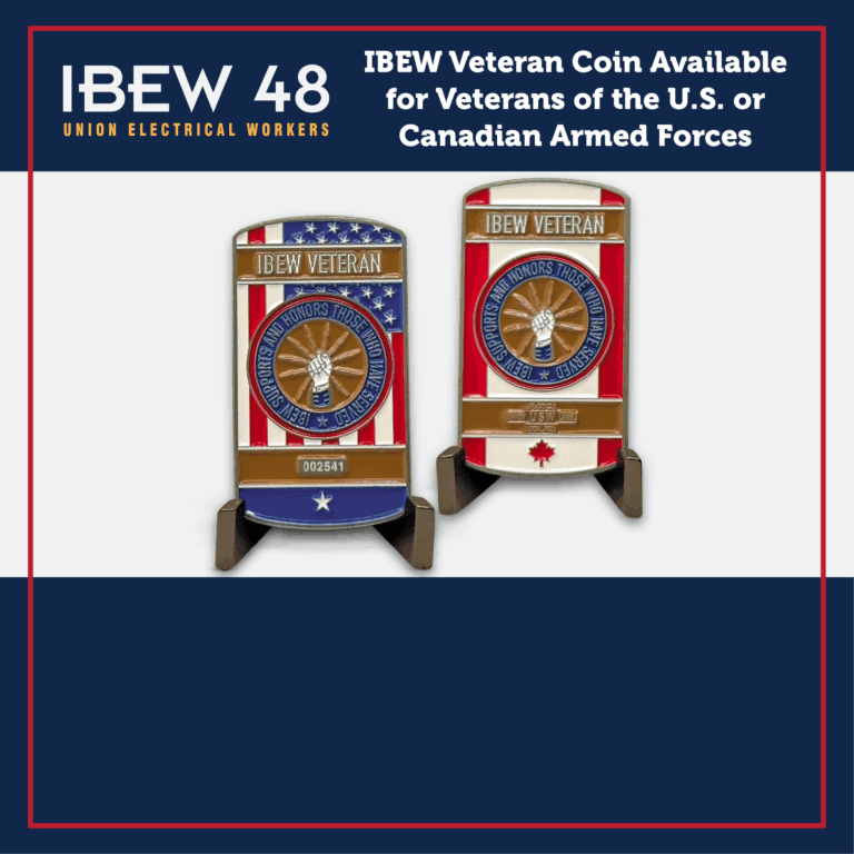 IBEW Veteran Coin Available Through International Office — IBEW Local ...